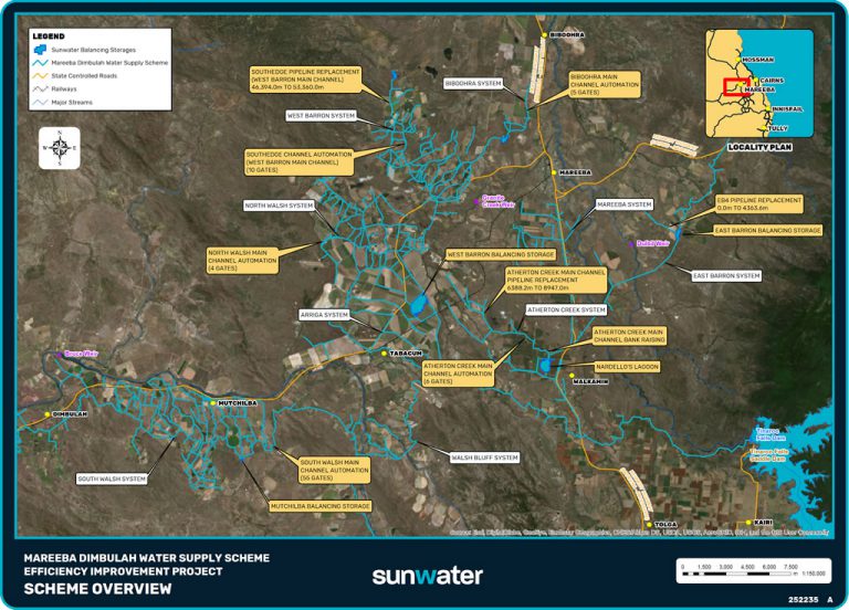 Project Map - Sunwater