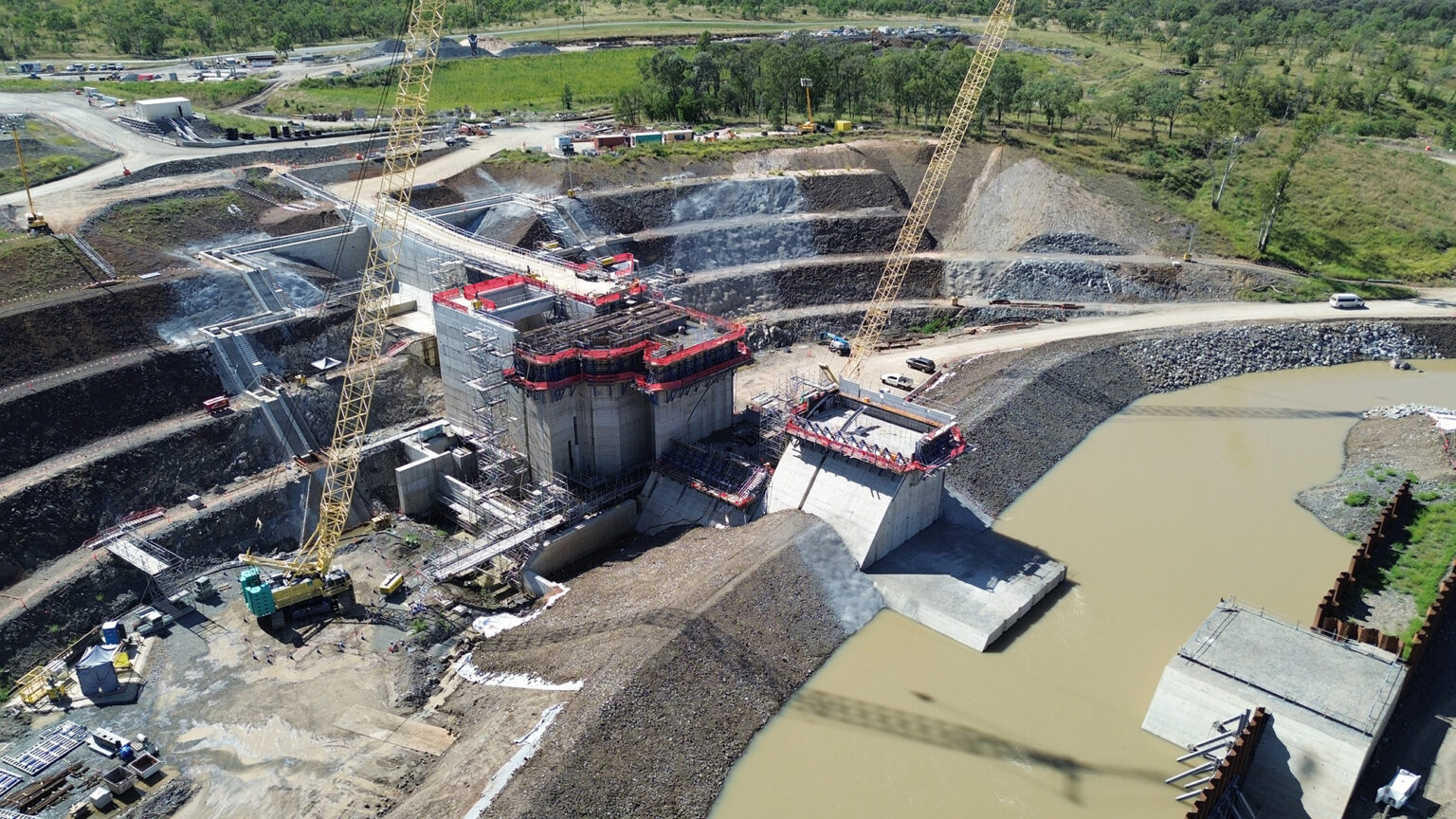 Rookwood Weir project more than 65 per cent complete – Sunwater