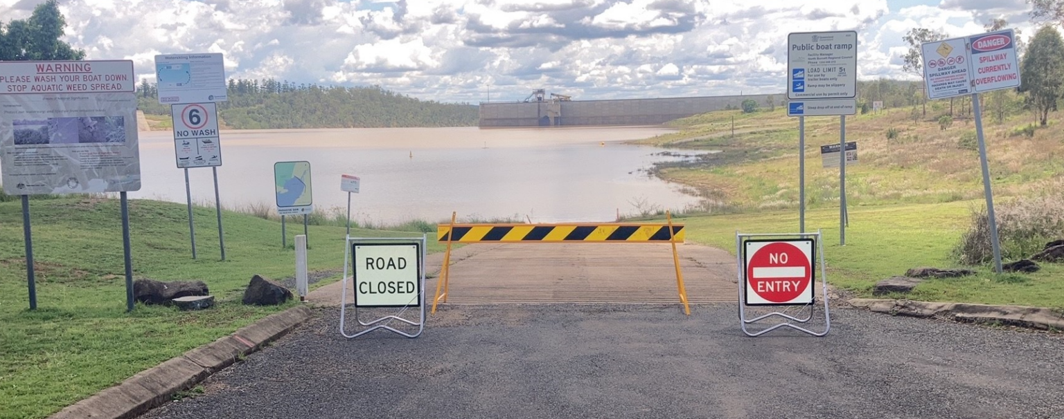 Paradise Dam | Boat ramp temporarily closed – Sunwater